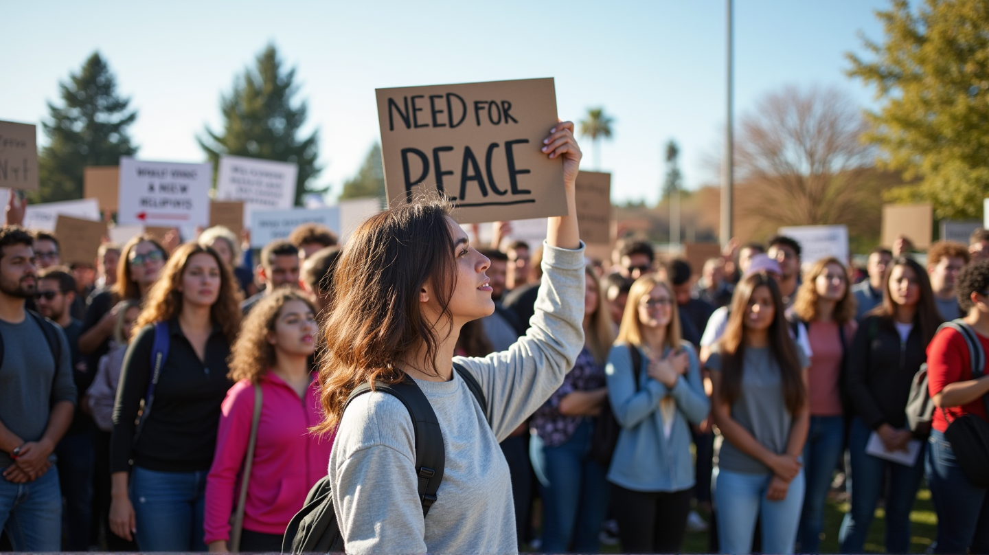De Stemmen van Studenten Weerklinken Terwijl het Vredesplan voor het ...